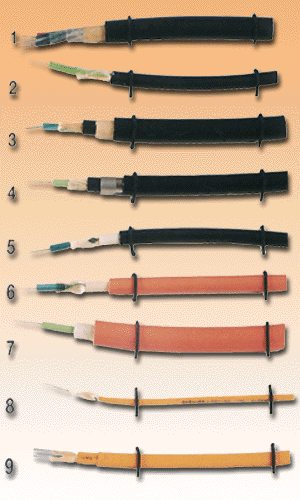 Innen- Ausenkabel, halogenfrei 2 bis 12 Fasern